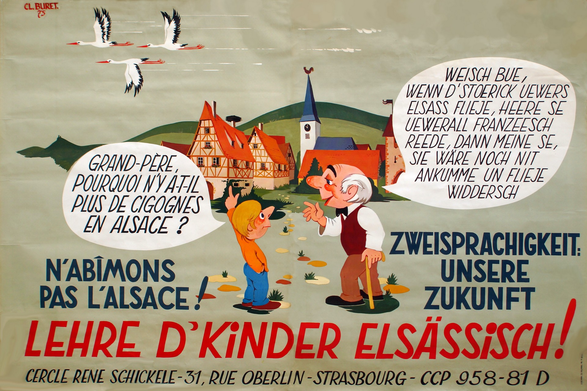 Le dialecte alsacien fleurit pendant le Friehjohr fer unseri Sproch ...